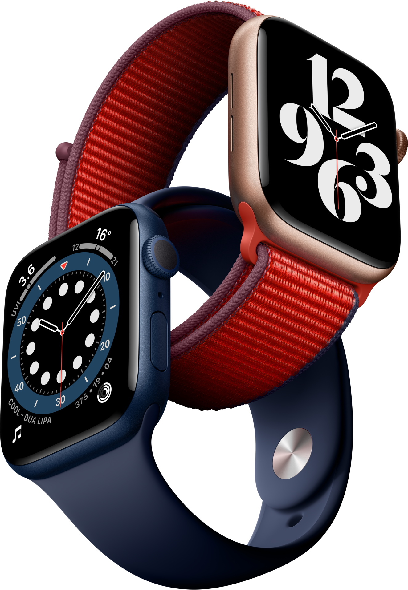 Apple Watch Series 6 40mm PRODUCT RED Aluminum Case With Red Sport