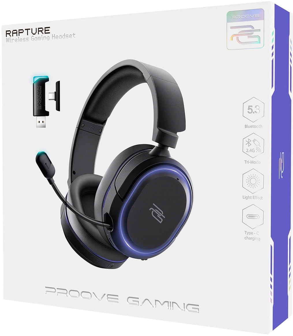 Бездротова ігрова гарнітура Proove Gaming Rapture. Купити Бездротова ...